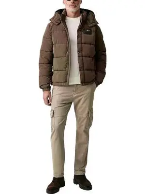 AERONAUTICA MILITARE Logo-patch Cargo Straight-leg Trousers - Neutrals