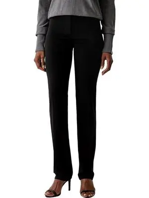 PATRIZIA PEPE Fly-plaque Slim-fit Trousers