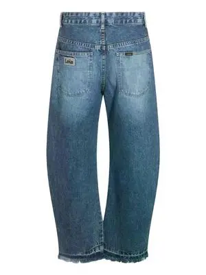 LOIS Frayed-hem Jeans - Blue