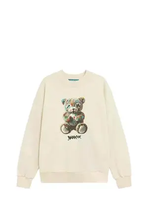 BARROW Teddy-bear Print Sweatshirt - Neutrals