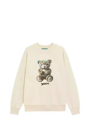 BARROW Teddy-bear Print Sweatshirt - Neutrals