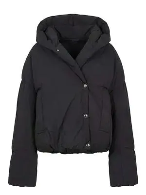 Sportmax Vodka Hooded Padded Jacket Black