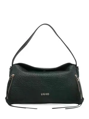Liu Jo Grained-effect Zipped Tote Bag Green