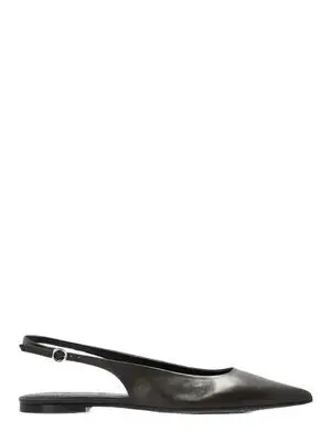 AeydĒ Annora Slingback Ballet Flats - Brown