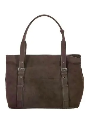 STAND OIL Buckle-detail Tote Bag - Brown