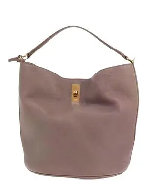 Celine 2020s 16 Leather Bucket Bag Grey