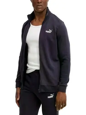 PUMA Essentials Zip-up Logo-print Tracksuit - Blue