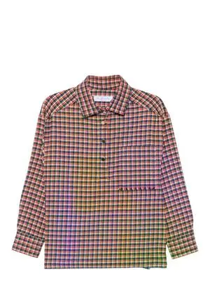 A.SHIRT MILANO Catherine Tartan-check Shirt - Red