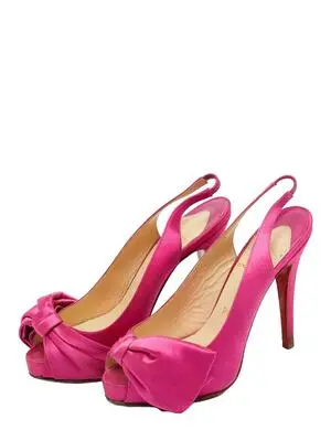 CHRISTIAN LOUBOUTIN Bow-detail Slingback Pumps