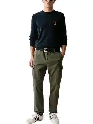 AERONAUTICA MILITARE Embroidered-logo Sweater - Blue