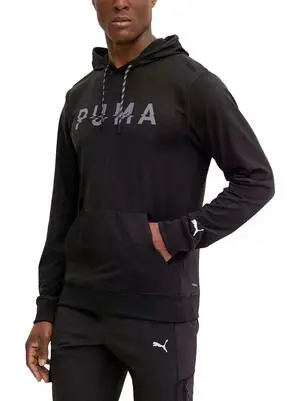 PUMA Cloudspun Logo-print Hoodie - Black