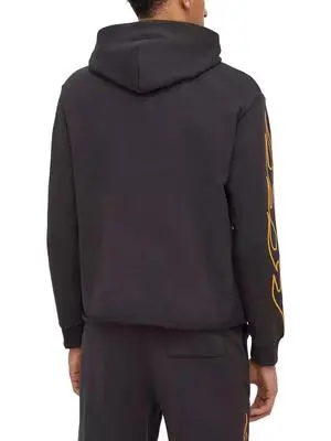 PUMA Flame-print Hoodie - Black