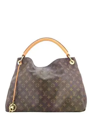 LOUIS VUITTON Artsy Handbag Monogram Canvas Mm Hobo Bag - Brown