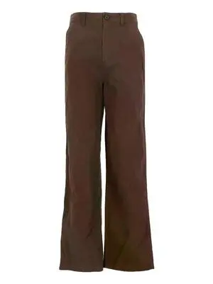 DUNST Straight-leg Chino Trousers - Brown