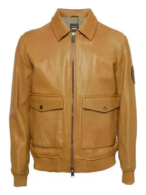 BOSS X Porsche Mylen Bomber Jacket - Brown