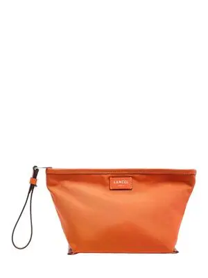 LANCEL Mistral Rollable Wristlet Pouch - Orange