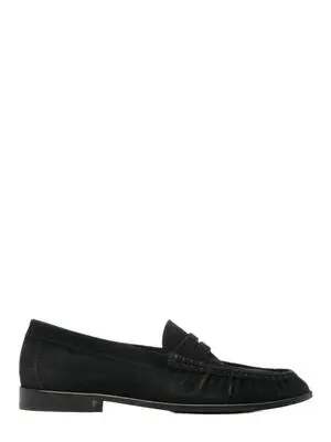 POEVE Suede Penny Loafers