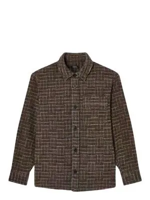 A.p.c. Wool Overshirt - Brown