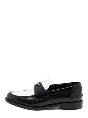 Prada Triangle-logo Loafers - Black