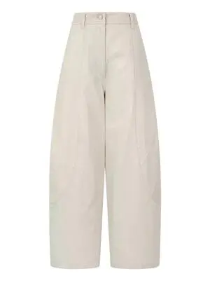 STUDIO TOMBOY Baggy Panelled Trousers - Neutrals