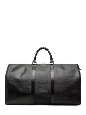 LOUIS VUITTON 1994 Epi Keepall 50 Travel Bag - Black
