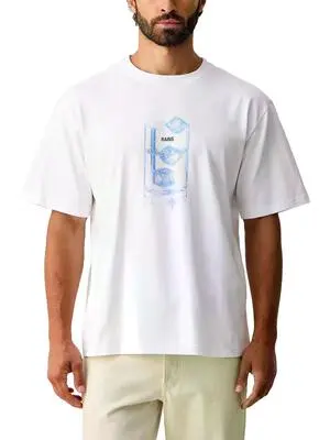 Rains Graphic-print Crew-neck T-shirt - White