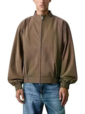 RAINS Logo-patch Bomber Jacket