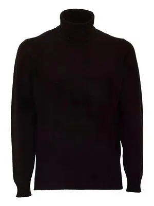 FILIPPO DE LAURENTIIS Roll-neck Knitted Sweater Brown