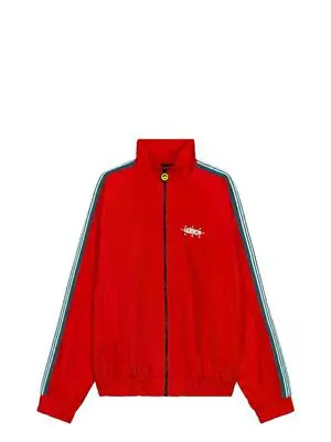 BARROW Logo-print Side-stripe Sweatshirt - Red