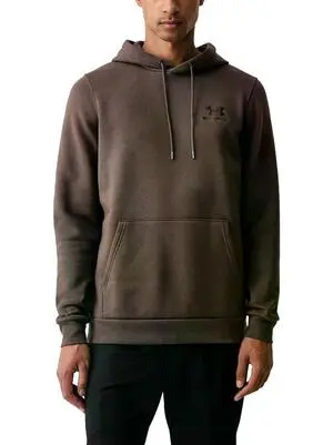 Under Armour Ua Icon Logo-embroidered Drawstring Hoodie - Brown
