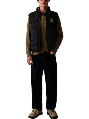 AERONAUTICA MILITARE Patch-detail Long-sleeve Polo Shirt - Brown