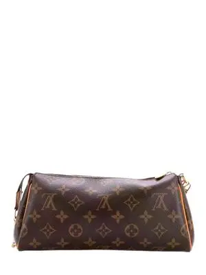 LOUIS VUITTON Eva Handbag Monogram Canvas Clutch Bag - Brown