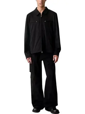 Rains Zip-fastening Overshirt - Black