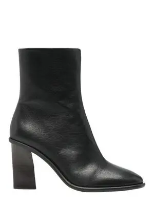 SOEUR Lollie Grained Leather Ankle Boots