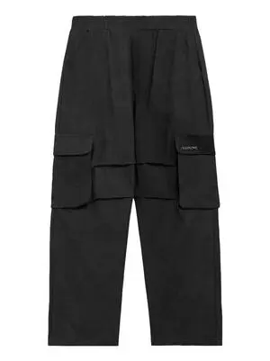 BARROW Layered-detail Cargo Pants - Black
