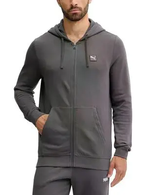 PUMA Zip-up Drawstring Hoodie - Grey