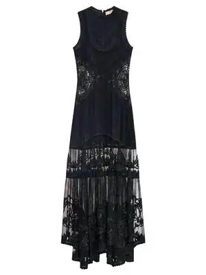 Ulla Johnson Florence Embroidered Silk Maxi Dress - Black