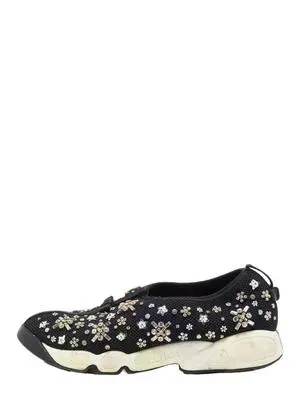 Dior Fusion Crystal-embellished Sneakers - Black