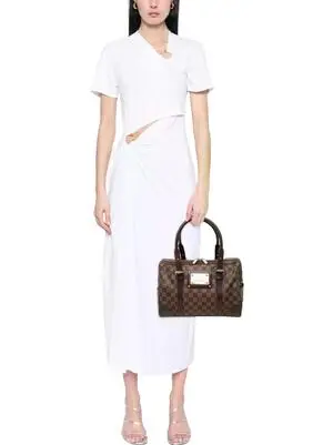 LOUIS VUITTON 2011 Damier Ebene Berkeley Handbag - Brown