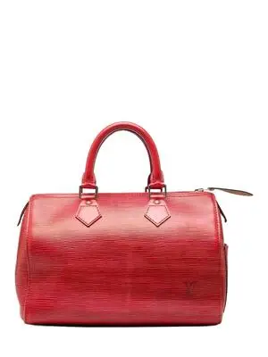 LOUIS VUITTON 1994 Epi Speedy 25 Boston Bag Red