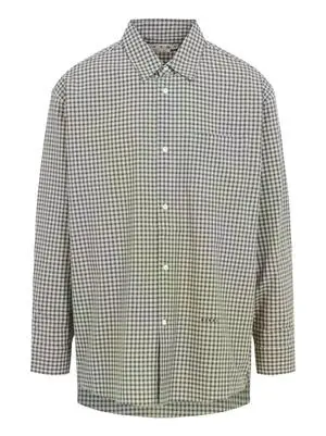 Marni Check-pattern Shirt - Grey