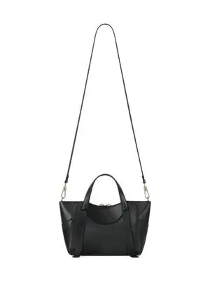 Givenchy Small The Snatch Bag In Grained Leather - Black