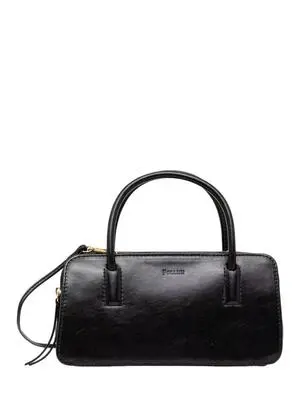 POLLINI Small Lady Logo-debossed Leather Tote Bag - Black