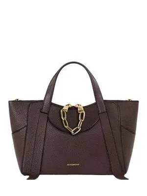 Givenchy Small The Snatch Bag In Grained Leather Brown