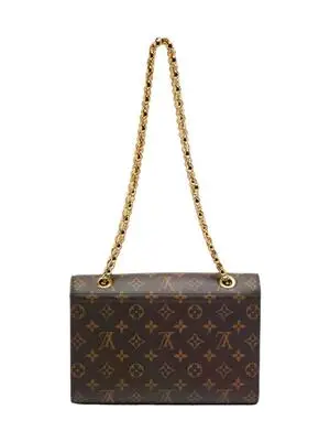 LOUIS VUITTON 2016 Victoire Monogram Shoulder Bag - Brown