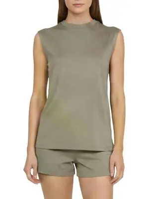 THEORY Round-neck Sleeveless Top