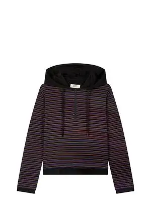 STUDIO TOMBOY Striped Hoodie - Blue