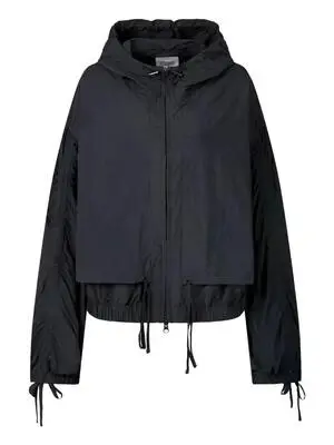 STUDIO TOMBOY Ruched-detail Hooded Jacket