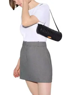 Mz Wallace Astor Cylinder Shoulder Bag Black