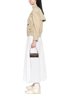 LOUIS VUITTON 1990-2010 Monogram Papillon Pochette Handbag - Brown